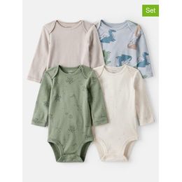 Carter's carter's 4er-Set: Bodys in Beige/ Blau/ Gr&uuml;n - 59% | Gr&ouml;&szlig;e 62 | Baby-bodys