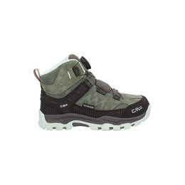 CMP Leder-Trekkingschuhe "Kiruna" in Schwarz/ Khaki - 47% | Gr&ouml;&szlig;e 32 | Kinder-outdoor-sport-schuhe