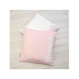 Bench Kissenh&uuml;lle in Rosa/ Wei&szlig; - (L)50 x (B)50 cm - 13% | Dekokissen