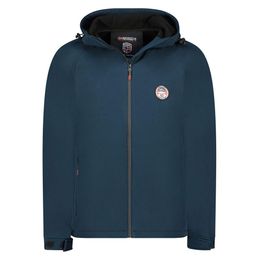 Geographical Norway Softshelljacke "Tamigobadge" in Dunkelblau - 71% | Größe XXL | Herren-outdoorjacken