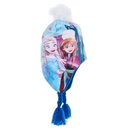 Disney Frozen Ohrenm&uuml;tze "Frozen" in Blau - 29% | Gr&ouml;&szlig;e 54 cm | Kindermuetzen