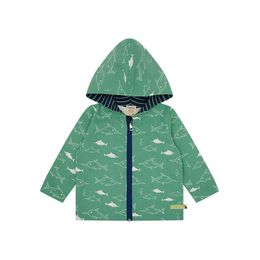 loud + proud Jacke in Gr&uuml;n/ Wei&szlig; - 51% | Gr&ouml;&szlig;e 98/104 | Babyjacken