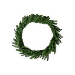 Clayre & Eef Clayre & Eef Dekokranz "Weihnachten" in Gr&uuml;n - &Oslash; 65 cm - 23% | Dekofiguren