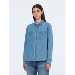 Scotch & Soda Scotch & Soda Jeansbluse in Hellblau - 65% | Größe 40 | Damen-blusen