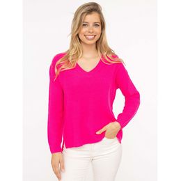 Zwillingsherz Kaschmir-Pullover in Pink - 55% | Gr&ouml;&szlig;e M | Damen-pullover-cardigans
