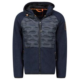 Geographical Norway Fleecejacke "Boronto" in Dunkelblau - 60% | Gr&ouml;&szlig;e L | Herren-pullover-sport