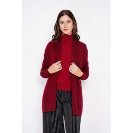 C& Jo Cardigan in Bordeaux - 74% | Gr&ouml;&szlig;e 38 | Damen-pullover-cardigans