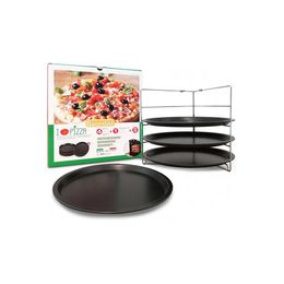 Guardini 5tlg. Pizza-Set "I love Pizza" in Schwarz/ Silber - 10% | Kuechenhelfer