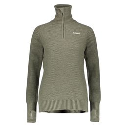 Bergans Wollpullover "Ulriken" in Khaki - 56% | Gr&ouml;&szlig;e M | Damen-pullover-cardigans