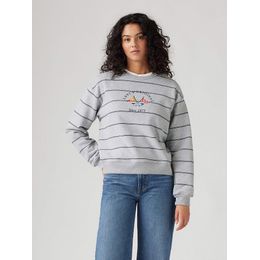 Levi's Levi's Sweatshirt in Hellgrau/ Dunkelblau - 57% | Gr&ouml;&szlig;e M | Damen-sweatshirts-jacken