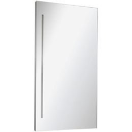 Fackelmann Badspiegel &raquo;AL 40&laquo; Spiegel mit LED, Breite 42cm silberfarben