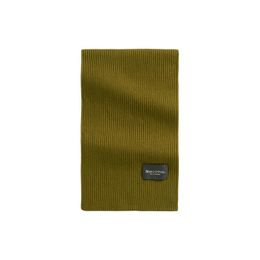 Marc O'Polo MARC O'POLO Strickschal »aus reiner Bio-Baumwolle« green mustard