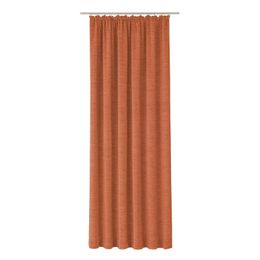 WIRTH Vorhang &raquo;Trondheim 234 g/m&sup2;&laquo; Kr&auml;uselband 1 Stk. tlg. braun Chenille, Polyacryl