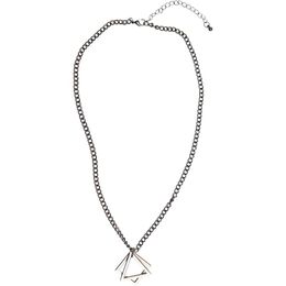 Urban Classics Kette mit Anh&auml;nger &raquo;Unisex Mercury Layering Necklace&laquo; gunmetal onesize Stilvolle Halsketten f&uuml;r jeden Anlass