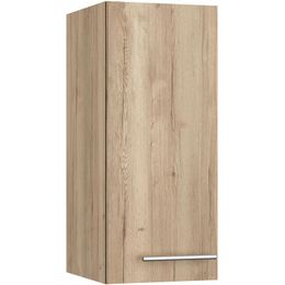 Optifit H&auml;ngeschrank &raquo;Lilly&laquo; Breite 30 cm, 1 T&uuml;r, 2 Einlegeb&ouml;den braun Spanplatte