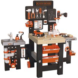 Smoby Spielwerkbank »Black + Decker, Mega Werkbank Center« schwarz/orange