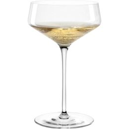 Leonardo Champagnerglas »Champagnerschale PUCCINI, 350 ml, 6er-Set« Spülmaschinenfest und langlebig transparent