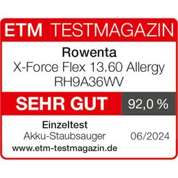Rowenta Akku-Handstaubsauger &raquo;13.60 Allergy, hohe Saugleistung, ultraleicht, Flex-Gelenk, LED-Licht&laquo; sehr leicht, automatische Saugleistungsanpassung, RH9A36 