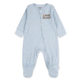 HUGGIES BABYWEAR Strampler &raquo;HUGB FOOTED COVERALL&laquo; mit B&auml;rchenprint HUGGIES ASHLEY BLUE HEATH 2 (62) - N-Gr N-Gr 2 (62) Strampler von HUGGIES