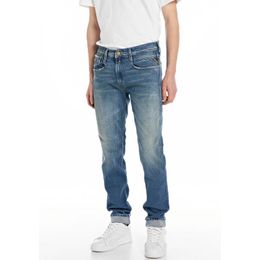 Replay Slim-fit-Jeans »ANBASS HYPERFLEX BIO«, mit Stretch-Anteil medium blue 614 32 - Länge 36 Länge 36 32 Jeans von Replay