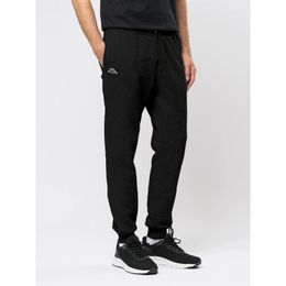 Kappa Chinohose »Trousers Logo Caseri« black XXL - Normalgrößen Normalgrößen XXL Moderne Passformen für Sport und Alltag