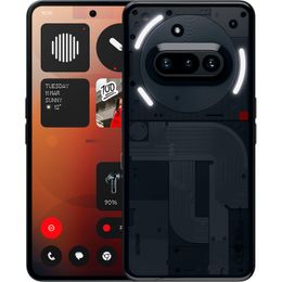 NOTHING Smartphone &raquo;PHONE (3a)&laquo; schwarz schwarz 50W Schnellladen: Ein Tag Power in weniger als 20 Minuten. Ikonisches Glyph-Interface f&uuml;r mehr...