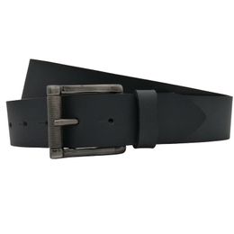AnnaMatoni Ledergürtel »Herren Ledergürtel Zeitloses Design Gürtel 4cm breit« Marine 490
