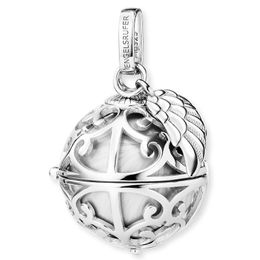 Engelsrufer Kettenanh&auml;nger &raquo;Schmuck Geschenk Relaunch mit Fl&uuml;gelanh&auml;nger&laquo; (Set, inkl. Klangkugel, 2 Stk. tlg.) silberfarben-perlmuttfarben-wei&szlig; S...