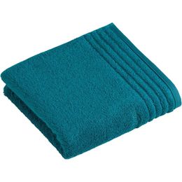 Vossen Handtuch &raquo;Vienna Style Supersoft&laquo; Supersoft Baumwolle blau Webfrottier, Baumwolle
