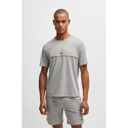 BOSS T-Shirt »Unique T-Shirt«, mit Logodruck Medium Grey 033 M (50) M (50) Shirt von BOSS Black Underwear