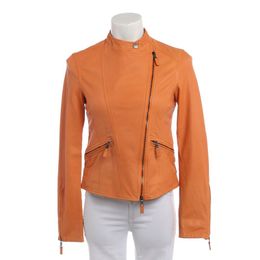 Etro Lederjacke / Ledermantel Damen Gr&ouml;&szlig;e S Second Hand orange