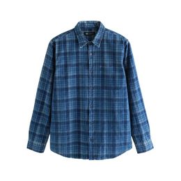 next Hemd Herren Gr&ouml;&szlig;e 4XL blau / marine / enzian