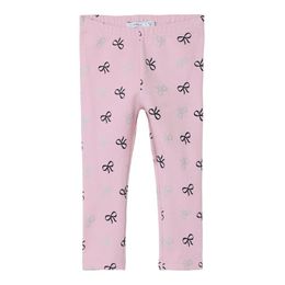 name it Leggings 'NMFRue' Mädchen Größe 122 rosa / schwarz / silber