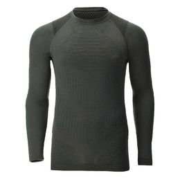 uyn Fusyon Defender Merino Shirt UW Langarm (Sale) oliv, Gr&ouml;&szlig;e XXL