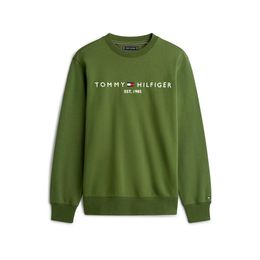 Tommy Hilfiger Sweatshirt Herren Gr&ouml;&szlig;e XXL gr&uuml;n / wei&szlig;