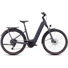 Cube Kathmandu Hybrid ONE 800 | Gr. 46 cm | Aluminium E-Trekkingbike Grau