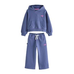 Superdry Jogginganzug Mädchen Größe 110 navy / pink