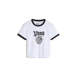 Vans T-Shirt 'Apple Boom Ringer' Damen Gr&ouml;&szlig;e M schwarz / wei&szlig;