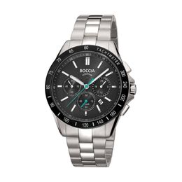 Boccia Herrenuhr Chronograph Titan/Schwarz | Gr.: onesize
