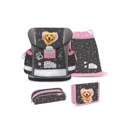 Belmil Classy Starry Paws Schulranzen Set 4 teilig | Gr.: onesize