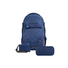 Coocazoo Schulrucksack-Set PORTER, Mäppchen Geldbörse in Blue Motion | Gr.: onesize