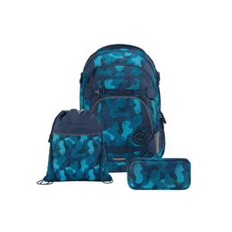 Coocazoo Schulrucksack-Set MATE, Mäppchen Turnbeutel in Cloudy Camou | Gr.: onesize