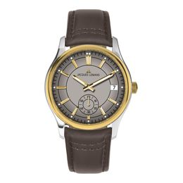 Jacques Lemans Herren-Armbanduhr Derby Braun/Grau | Gr.: onesize