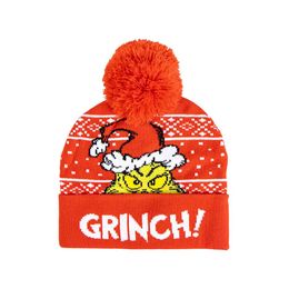 Cerda Winterm&uuml;tze Der Grinch mit Weihnachtsmotiv in Rot | Gr.: onesize