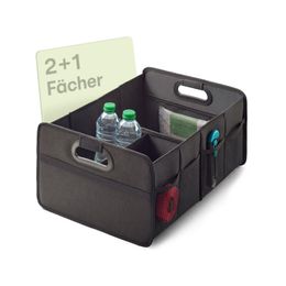 Praknu Kofferraum Organizer Faltbar &ndash; 3 F&auml;cher mit 5 Taschen &ndash; Rutschfest | Gr.: onesize