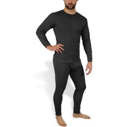 Normani Outdoor Sports Thermo Unterw&auml;sche Garnitur in Anthrazit | Gr.: M