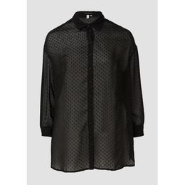 QS Bluse in 9999_schwarz | Gr.: 48