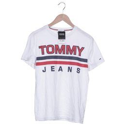 Tommy Jeans T-Shirt Herren Gr&ouml;&szlig;e XS Second Hand wei&szlig;