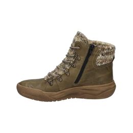 Josef Seibel Schn&uuml;r-Stiefeletten f&uuml;r Damen in khaki | Gr.: 40