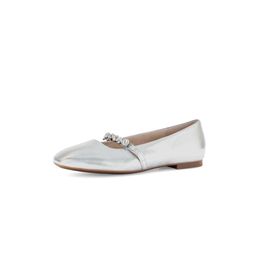 Gabor Elegante Ballerinas in silber | Gr.: 40,5